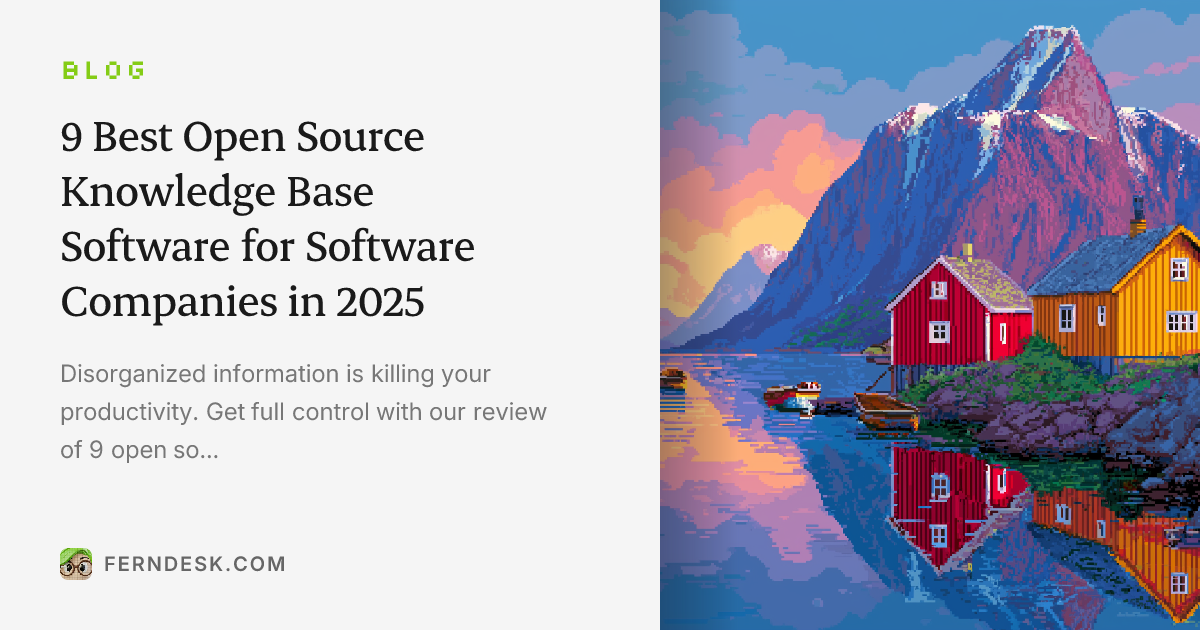 9 Best Open Source Knowledge Base Software for Software Companies in ...